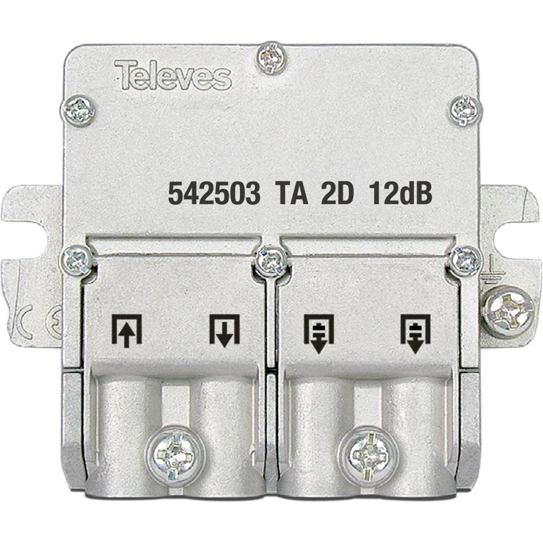 Televes Easy-F splitter 2f. 5-2400 MHz AD 12 dB EFA212N - Digitec