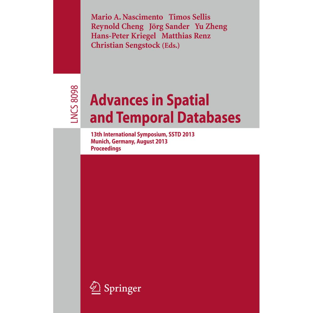 Springer Spatial and Temporal Databases - kaufen bei Galaxus