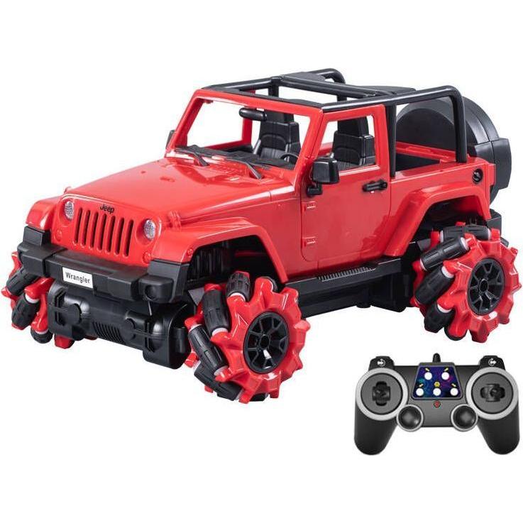 Double Remote-controlled car 1:16 (red) Jeep (drift) E348-003 - Digitec