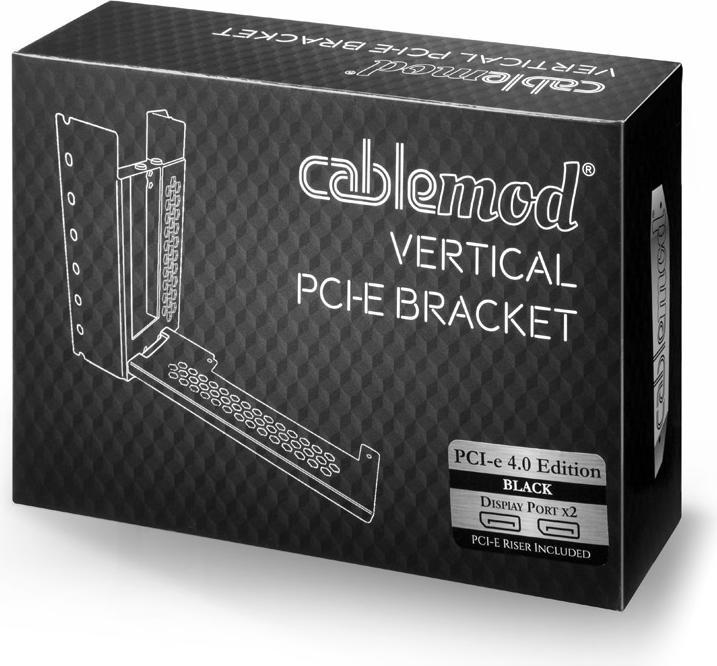 CableMod Vertical PCI-e Bracket PCI-e 4.0 Edition, 2x DisplayPort - Digitec