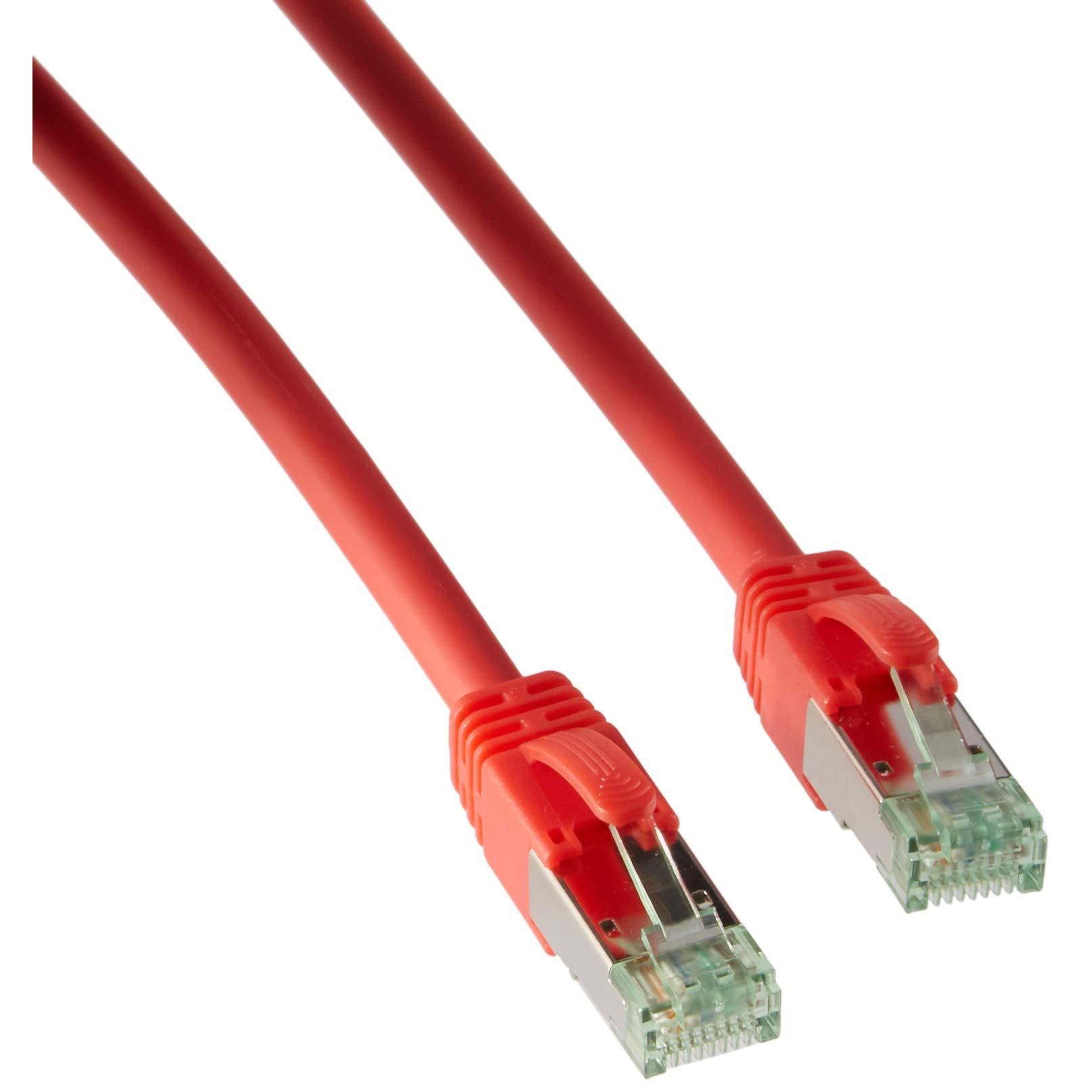 Nambo Patch cable S/FTP Cat 6a High Quality T138 GHMT (ISO/IEC) red 5 ...