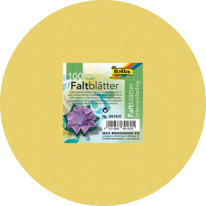 Folia Folding sheets ROUND 70g/m², Ø 18cm - buy at Digitec
