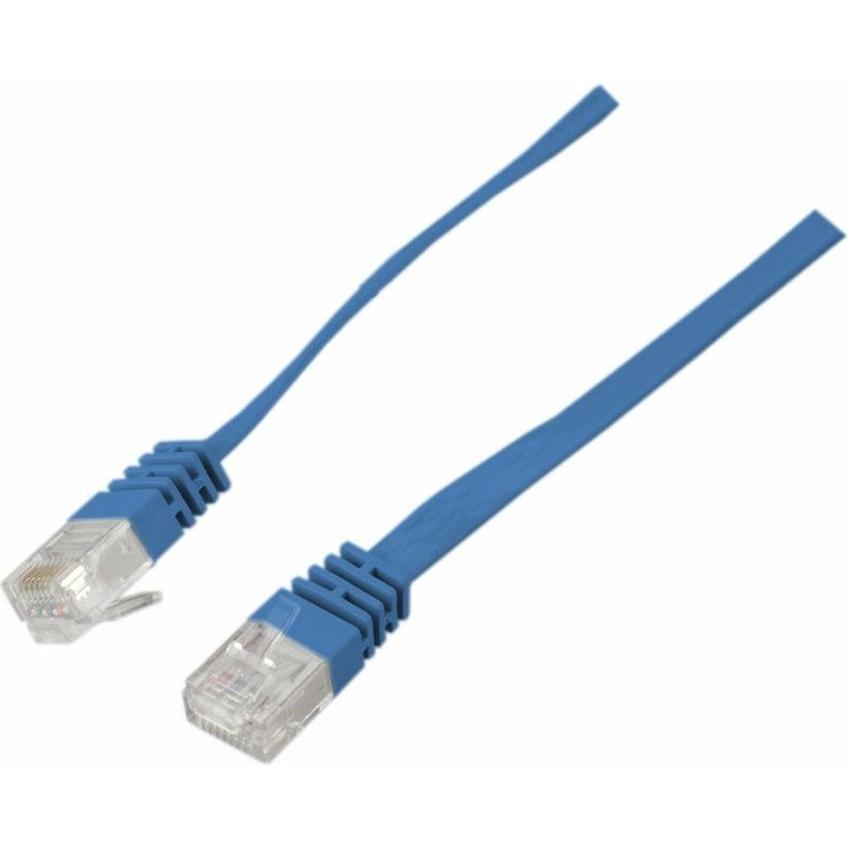 Digitus UTP Cat. 6A flat ribbon patch cable 2.0m, blue - Digitec
