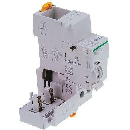 Schneider Electric iC60 RCD, 25A, 2 poles, 30mA, type AC, 230 240V ac ...