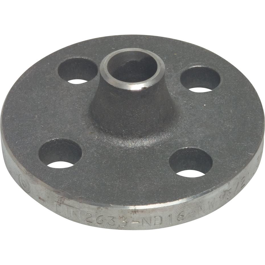 Profec Vorschweissflansch Stahl DN80 x 88,9 mm DIN Flansch x Stumpfschweissung Schwarz PN16 ...