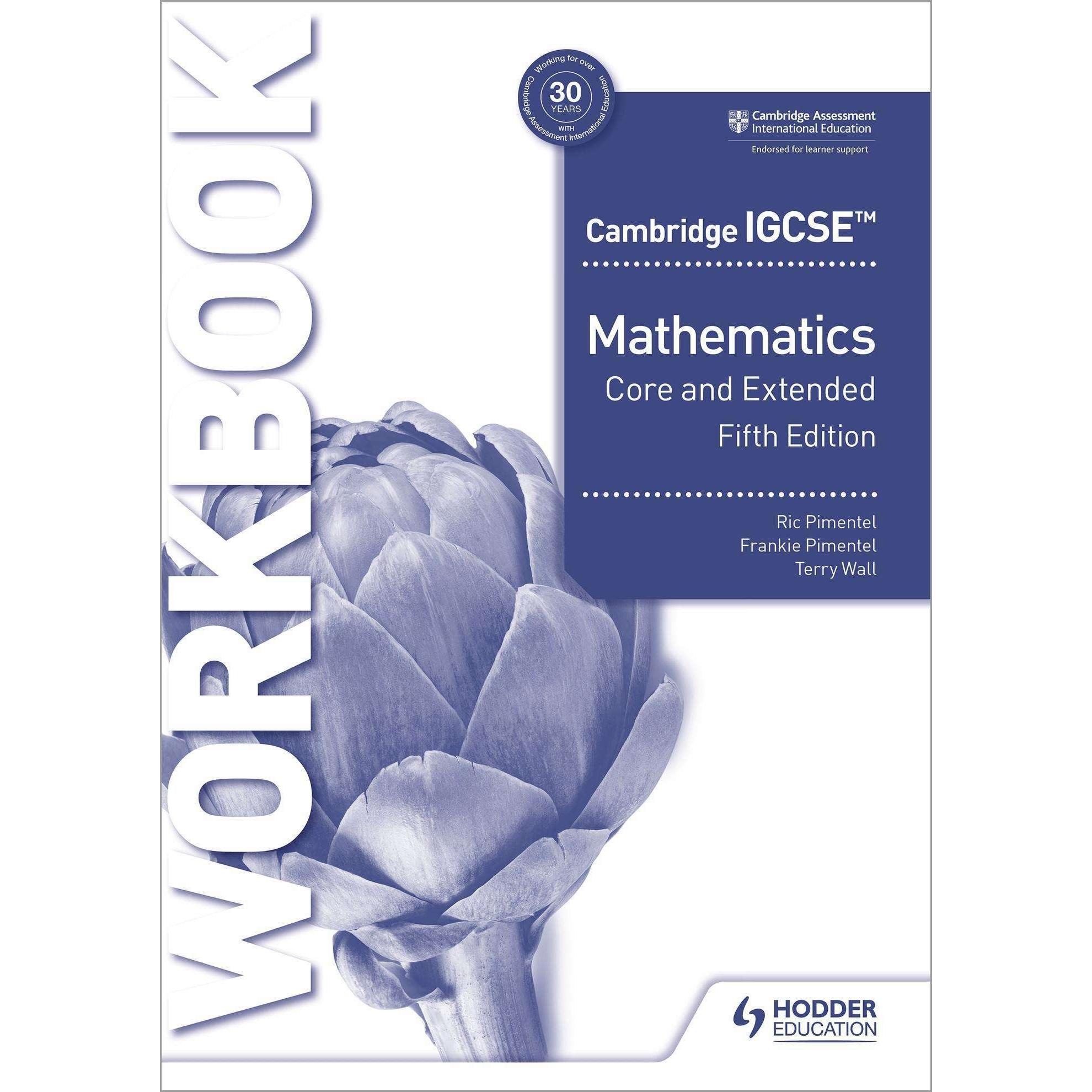 Hodder & Stoughton Cambridge IGCSE Core and Extended Mathematics Workbook Fifth edition - Galaxus
