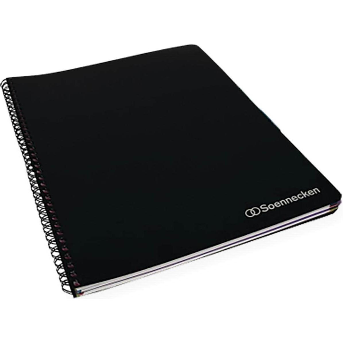 Soennecken Officebook 2351 DIN A4+ 90g 80Bl. 4fbg. Rand 3Register kar ...