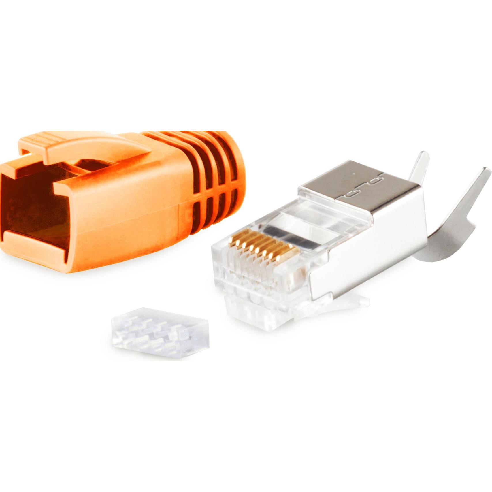 Shiverpeaks ®-BASIC-S- Connecteur modulaire RJ45 SET pour câble de pose ...