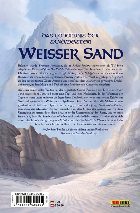 Panini Brandon Sandersons Weisser Sand - Eine Graphic Novel aus dem ...