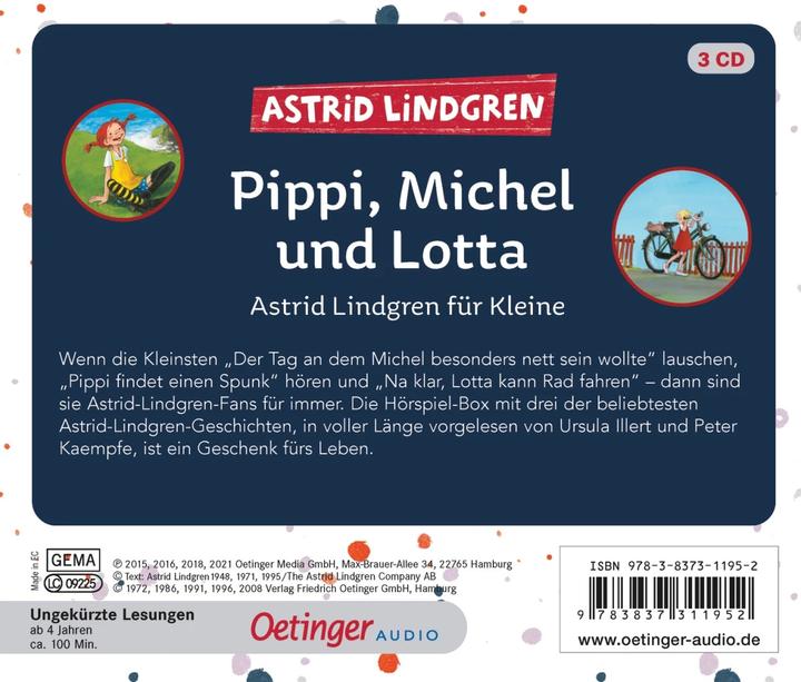Oetinger Pippi, Michel und Lotta - kaufen bei Galaxus