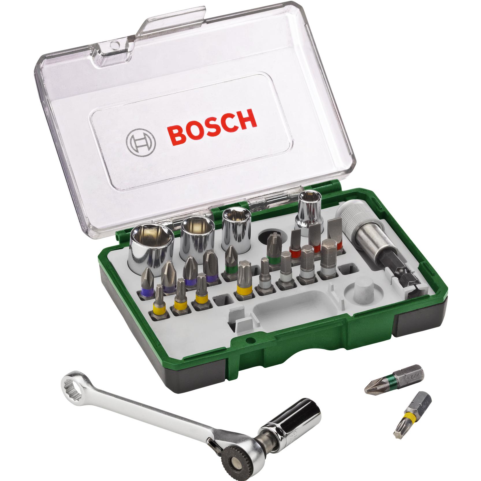 Bosch Professional Zubehör Schrauberbit- und Ratschen-Set, 27-teilig - Galaxus