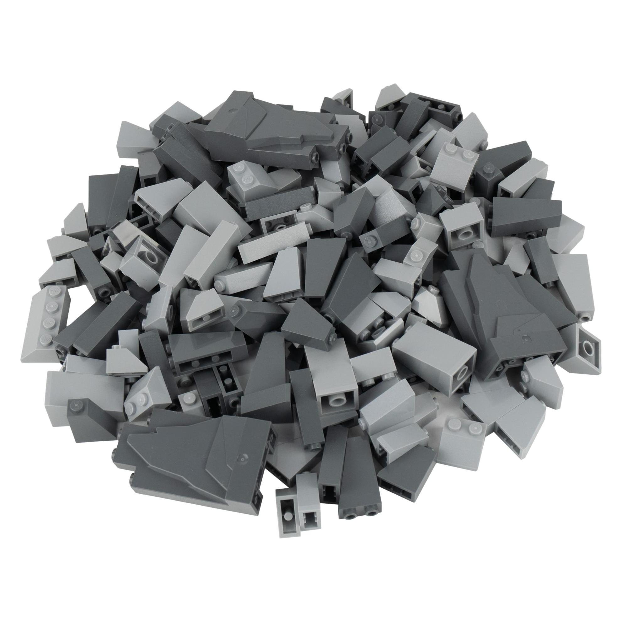 LEGO MOC Roof tiles light grey/dark grey mixed - mountain/rock building ...