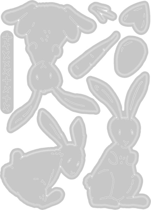 Sizzix Thinlits Stanzschablone "Bunny Stitch by Tim Holtz" - Galaxus