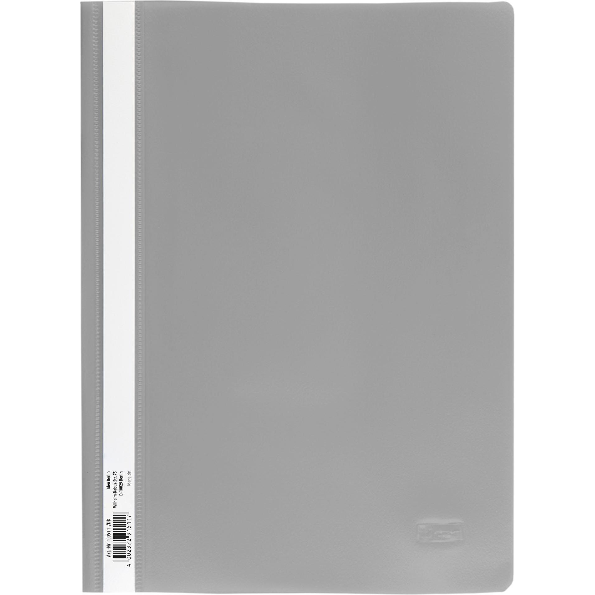 Idena Schnellhefter PP extra stark dunkelgrau DIN A4 - Digitec