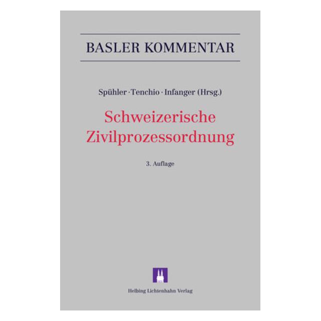 Helbing & Lichtenhahn Schweizerische Zivilprozessordnung (ZPO) - Galaxus