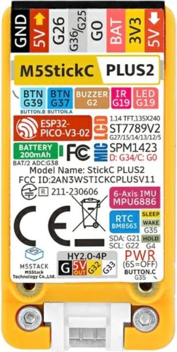 M5Stack Development Kit M5StickC Plus2 ESP32-pico - kaufen bei Digitec