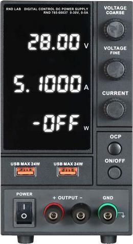 RND Labornetzgerät Einstellbar 30V 5A 150W USB - kaufen bei Digitec