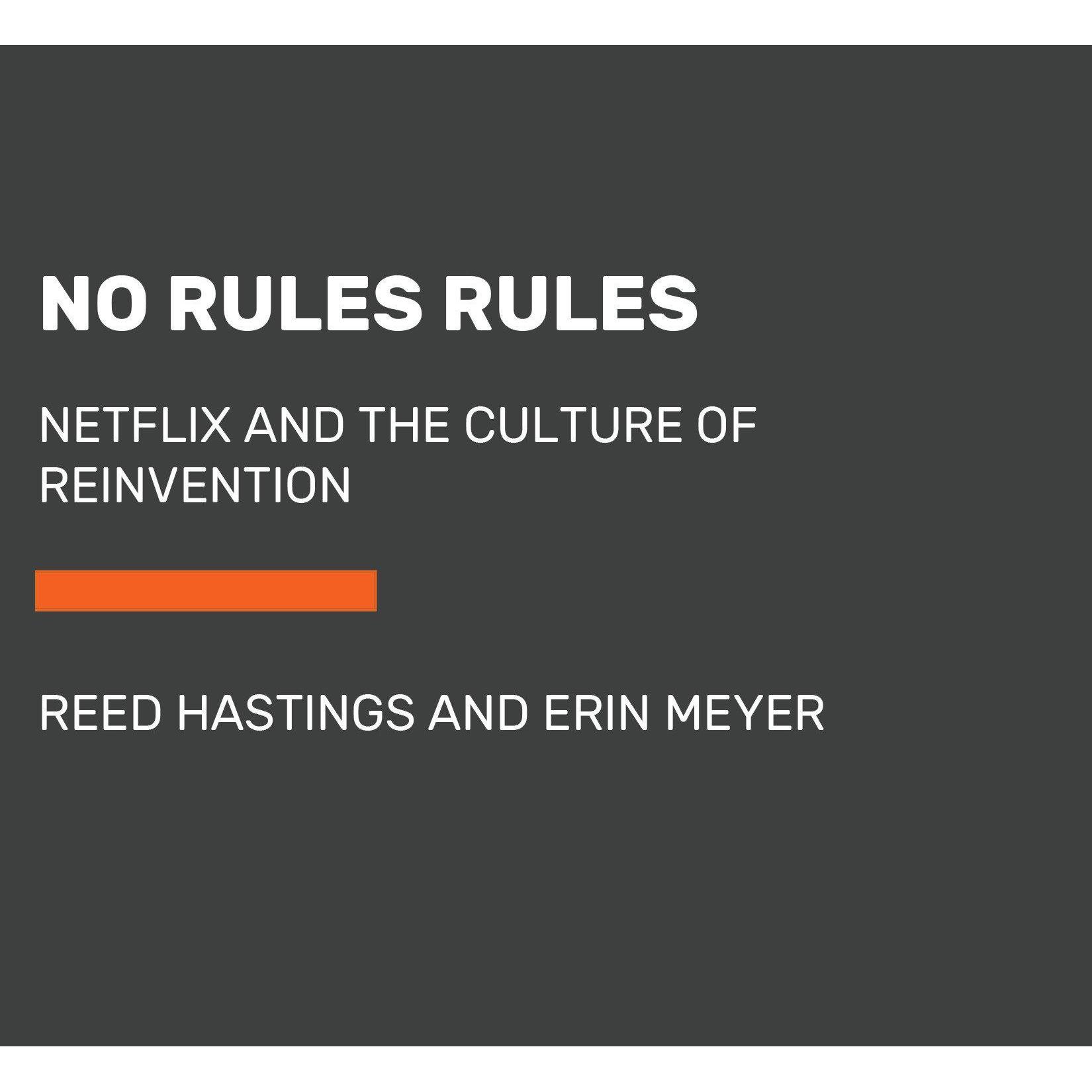 Diversified Publishing No Rules Rules (pas de règles) : Netflix et la ...