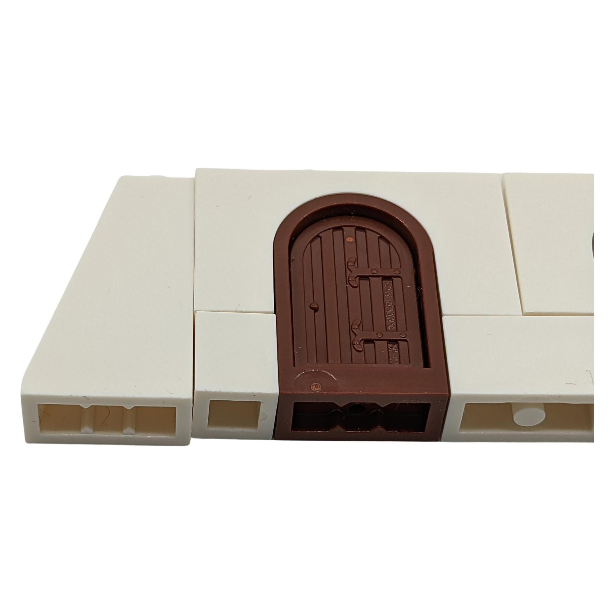 LEGO MOC Medieval Window Wall Knight Castle - white brown - 19 pieces ...